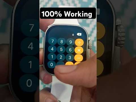 Calculator Se Play Store Open In Watch 💯🎶 #smartgadgets #watch #applewatch #youtube #shorts #viral
