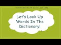 學習策略：Let’s Look Up Words In The Dictionary! Part Ⅵ | 英語文 | 均一教育平台