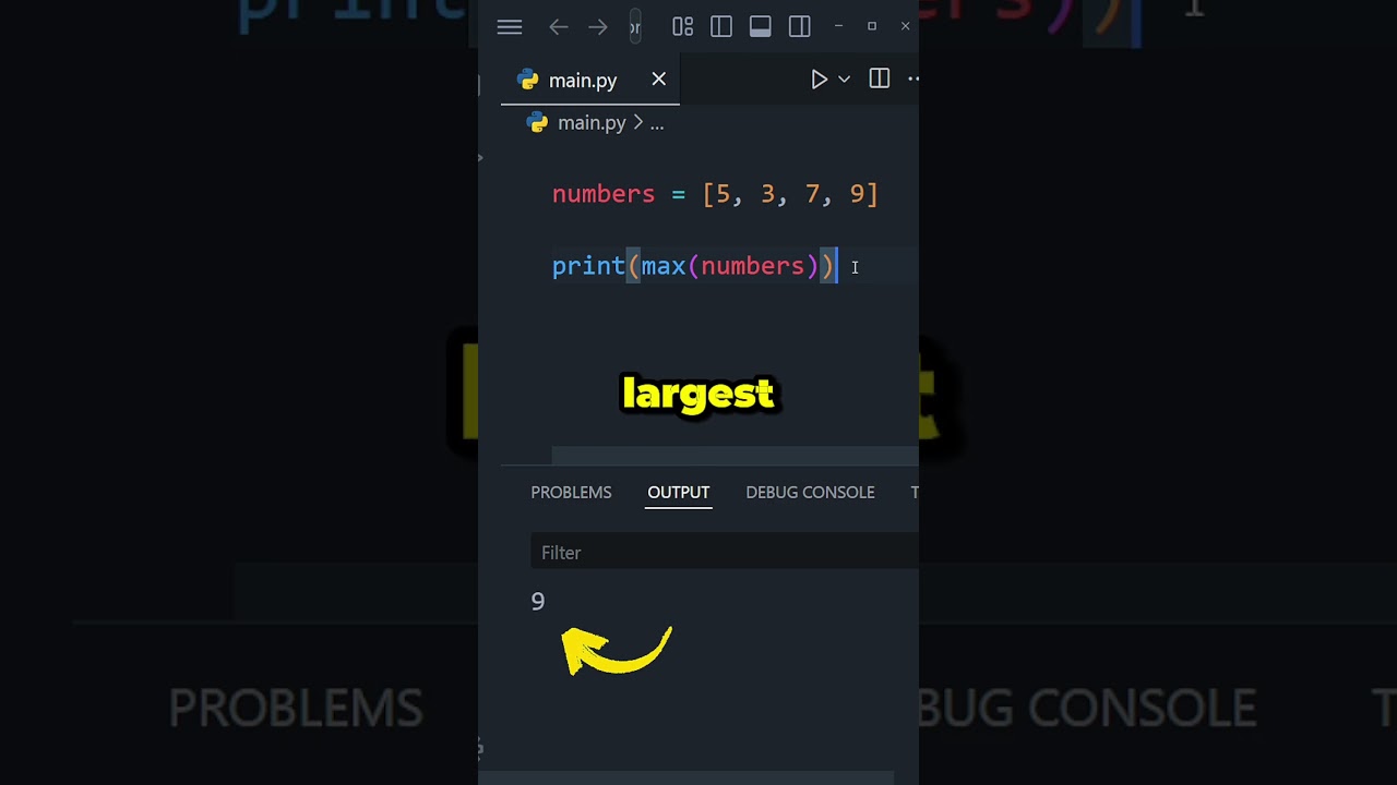 Find the Biggest Number in a Python List Instantly! 🚀🔥