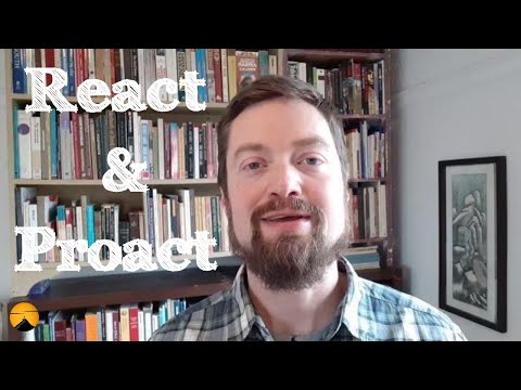 Balance between reactive and proactive mindset