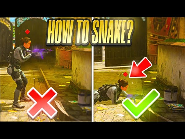 What is snaking in Call of Duty and how does it work?