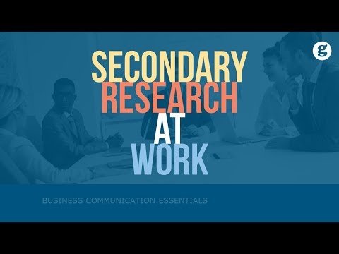 Secondary Research at Work