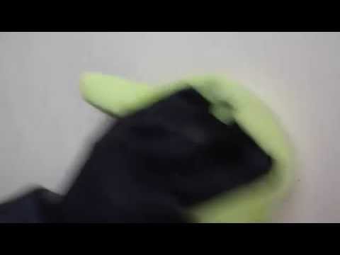 Cleaning Handprints with Cif cream cleaner