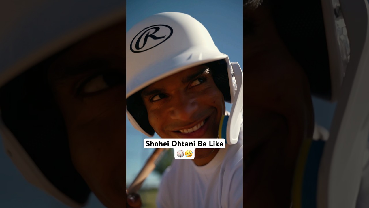 Shohei Ohtani be like ⚾️🤣 #baseball #mlbb #baseballshorts