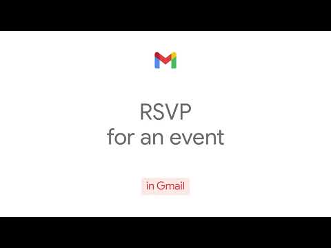 How to: RSVP for an Event in Gmail