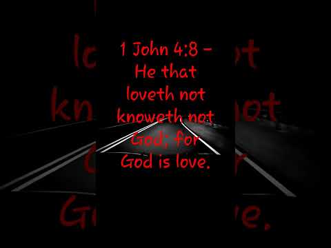 1 John 4:8 kjv