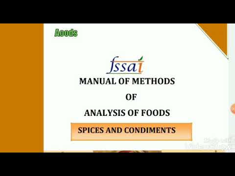 Introduction to Spices Manual | Food Safety | FSSAI |