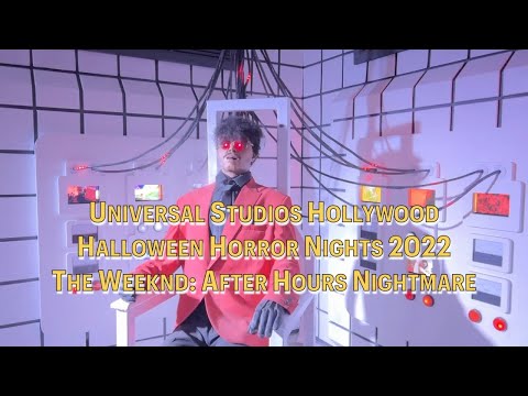 The Weeknd: After Hours Nightmare Maze FULL WALK THROUGH Halloween Horror Nights Hollywood (2022)