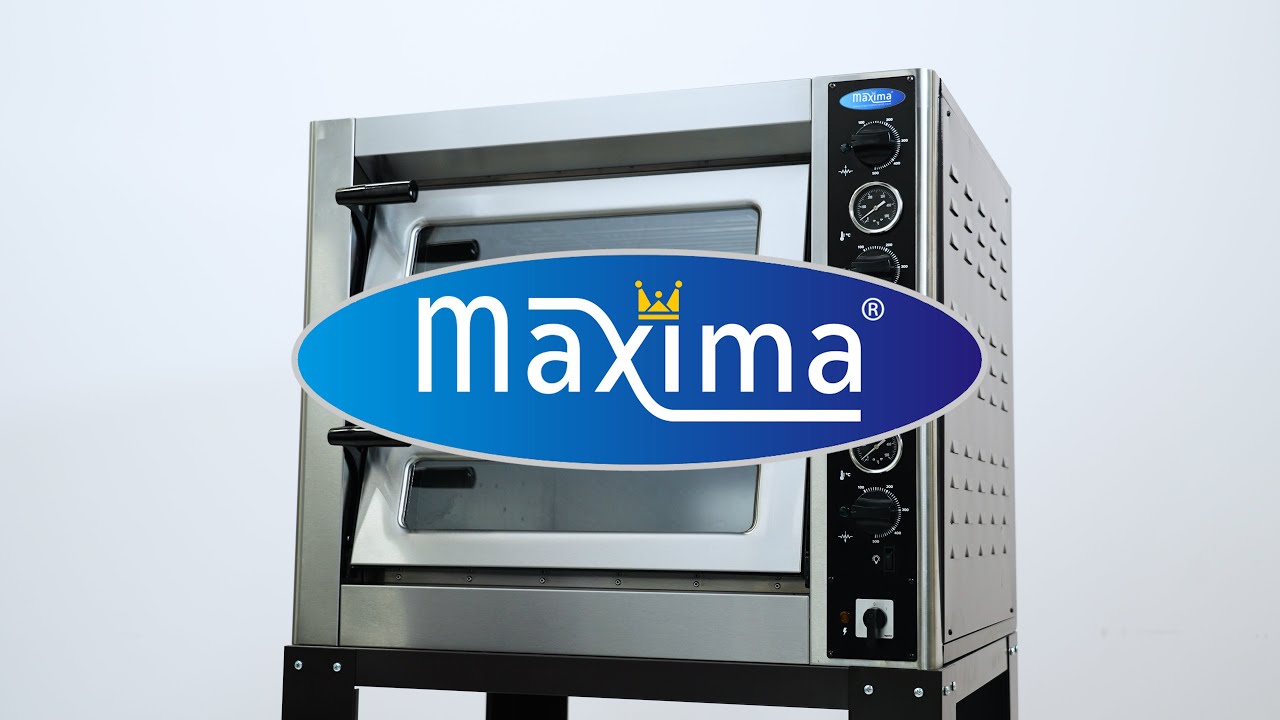 Maxima Pizza Oven Double Deck - Fits 4 x 30cm