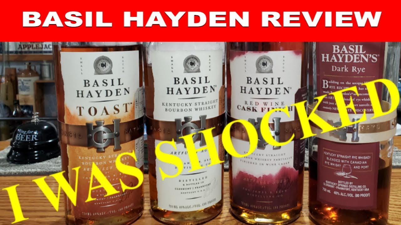 Which is the BEST BASIL HAYDEN ? Bourbon review- First Time Trying & Uncorking