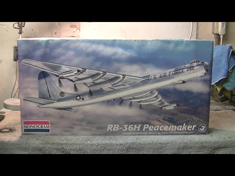 Vintage Monogram 1/72 Scale B-36 Peacemaker Pt 3