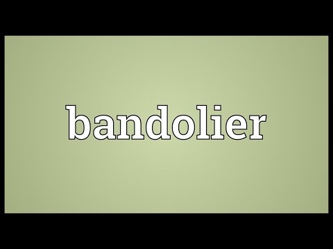 Bandolier Meaning
