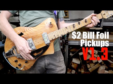 The $2 Bill Foil Surface Mount Guitar Pickup -Forget the | Reverb