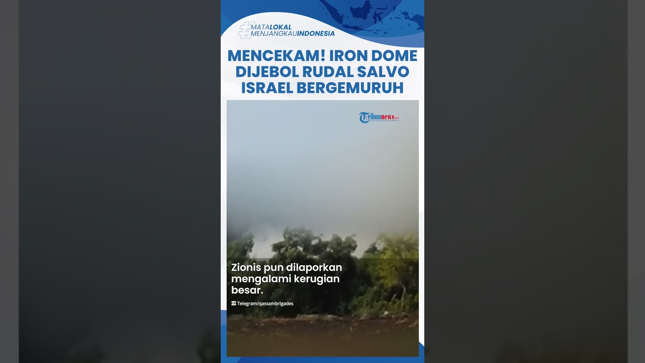 Hujan Rudal Salvo! Langit Israel Bergemuruh, 'Rumah' Brigade ke-300 IDF ...