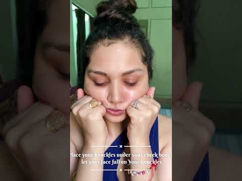Get beautiful cheekbones Naturally with this exercise #cheekbones
