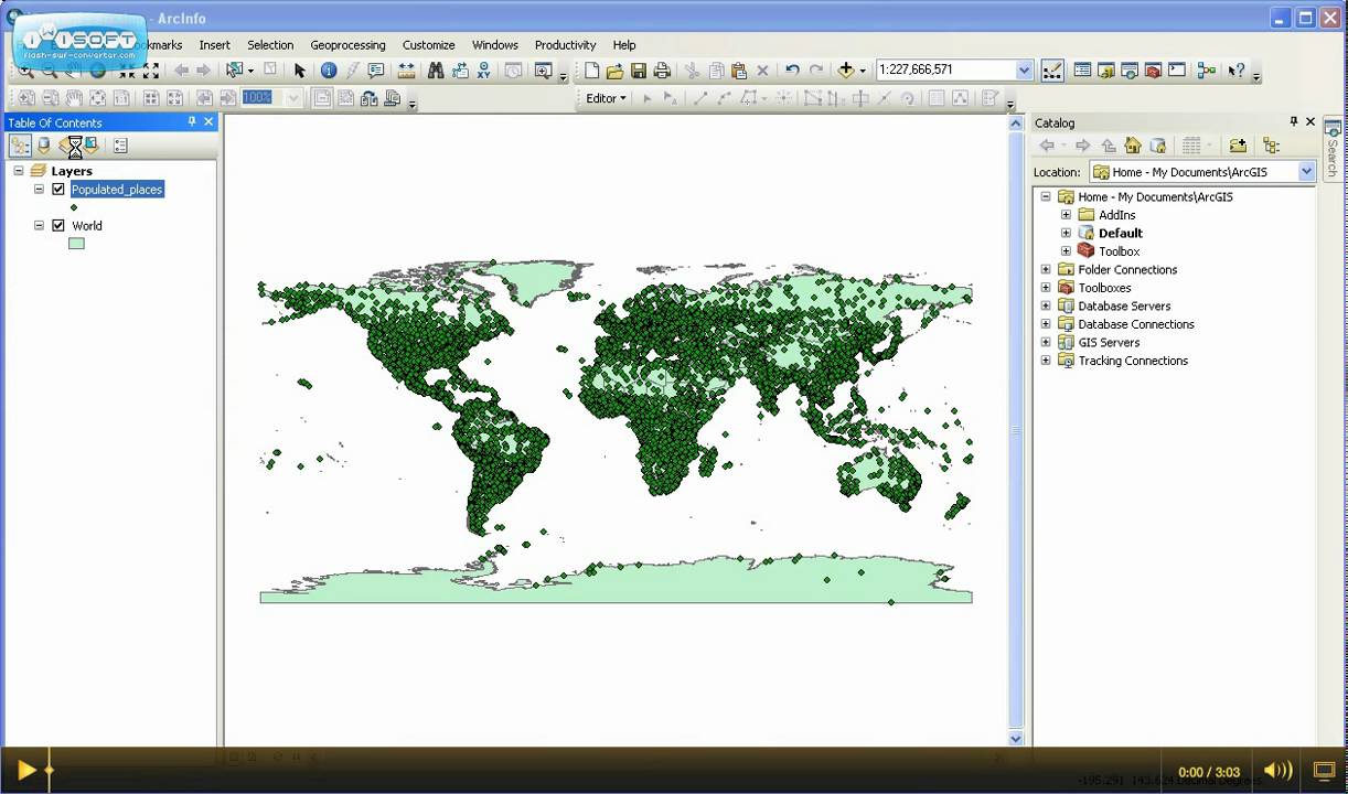 ArcGIS 10: Creating an ArcMap document and adding data