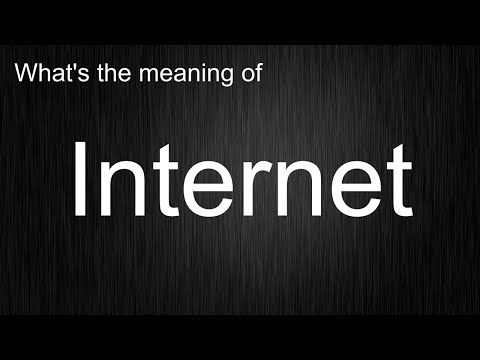Internet by English? Master the Pronunciation and Meaning of this Word!