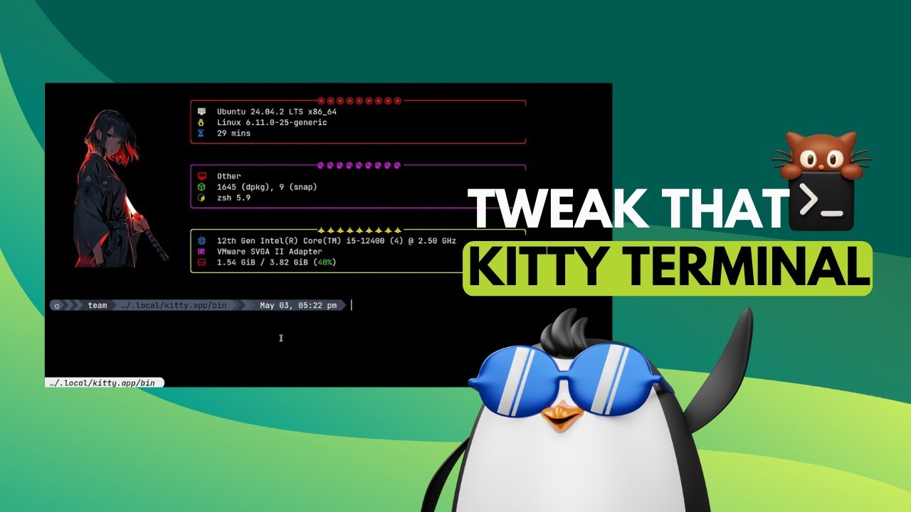Kitty Is Just Another Terminal… Until You Apply These Tweaks