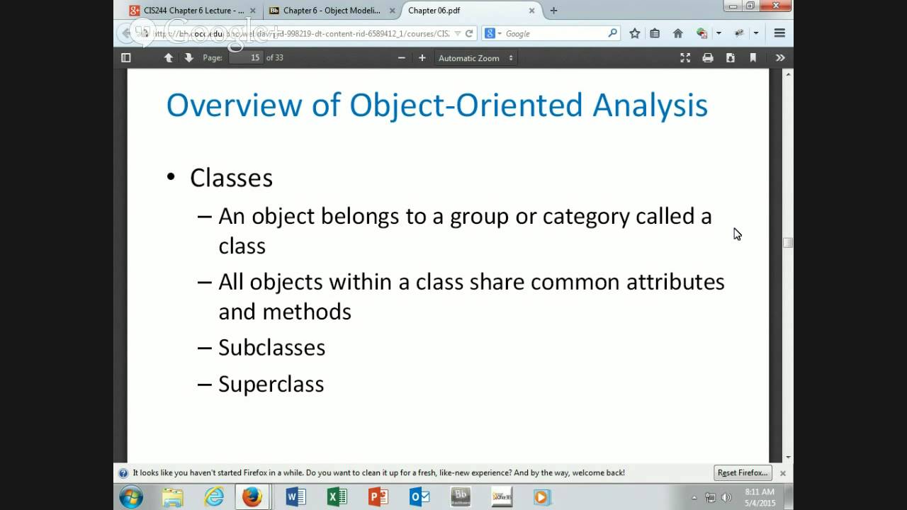 CIS244 Chapter 6 Lecture