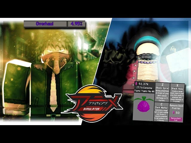 Dark Fruit in Roblox Anime Fighting Simulator: Moves, cooldown, rarity ...