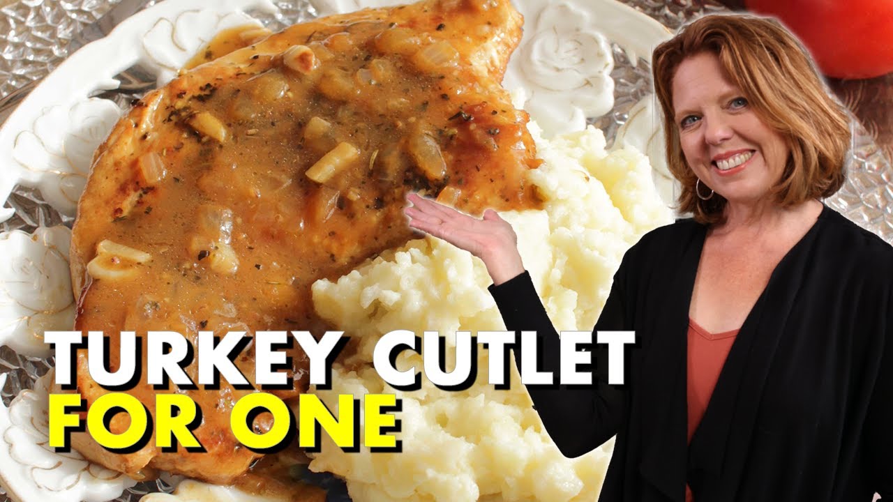 Easy Turkey Dinner For One - Cooks In One Pan - 20 minutes