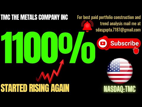 TMC STOCK NEWS | TMC THE METALS COMPANY STARTED RISING AGAIN