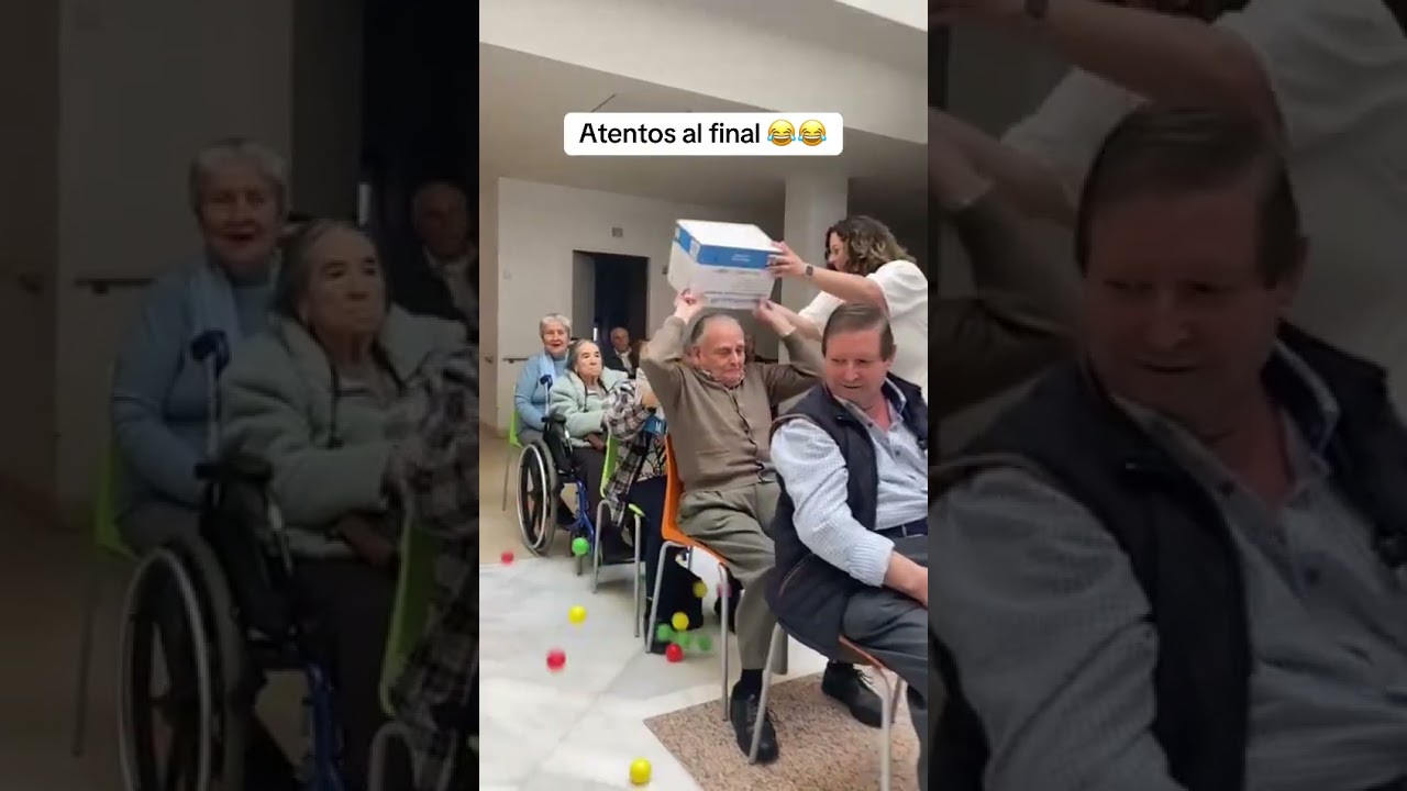 Activacion adultos mayores final inesperado #estudiantedeenfermeria #geriatria #geriatics