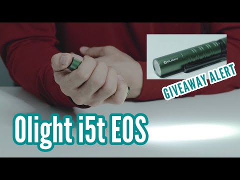 Olight i5t EOS (OD Green) EDC Flashlight Review #Happy1K