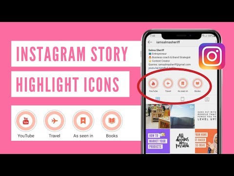 How to Create Instagram Story Highlight Icons - Design Branded Stories Highlight Icons using Canva