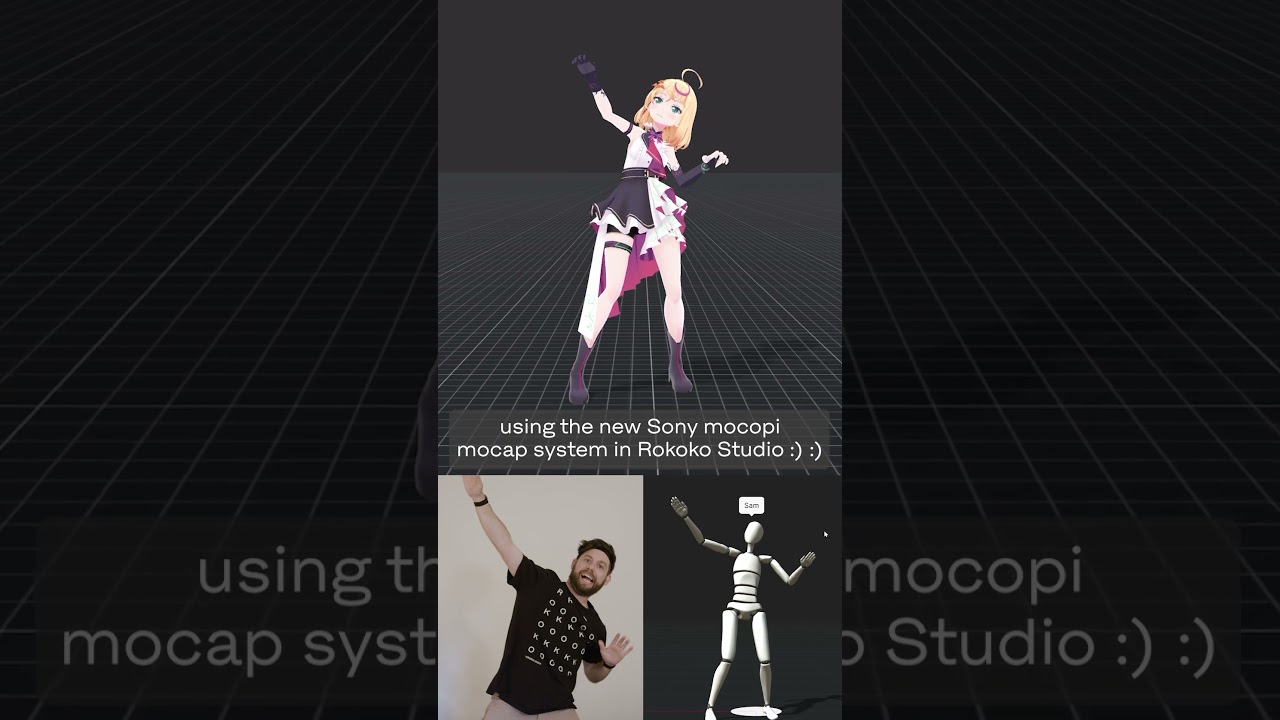 Sony Mocopi + Rokoko Studio | #Short #Sony #mocopi #Rokoko #motioncapture