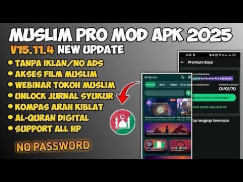 Muslim Pro Mod Apk Terbaru 2025 / Sambil Nonton Film Jadul