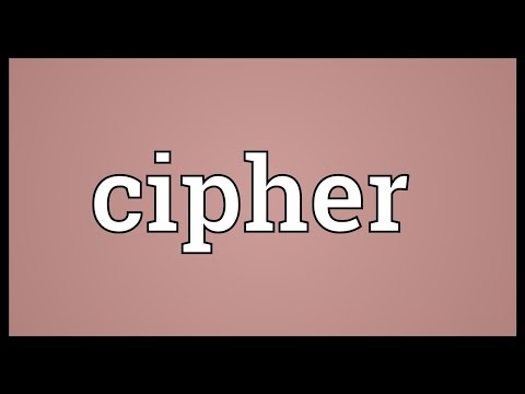 Cipher Meaning