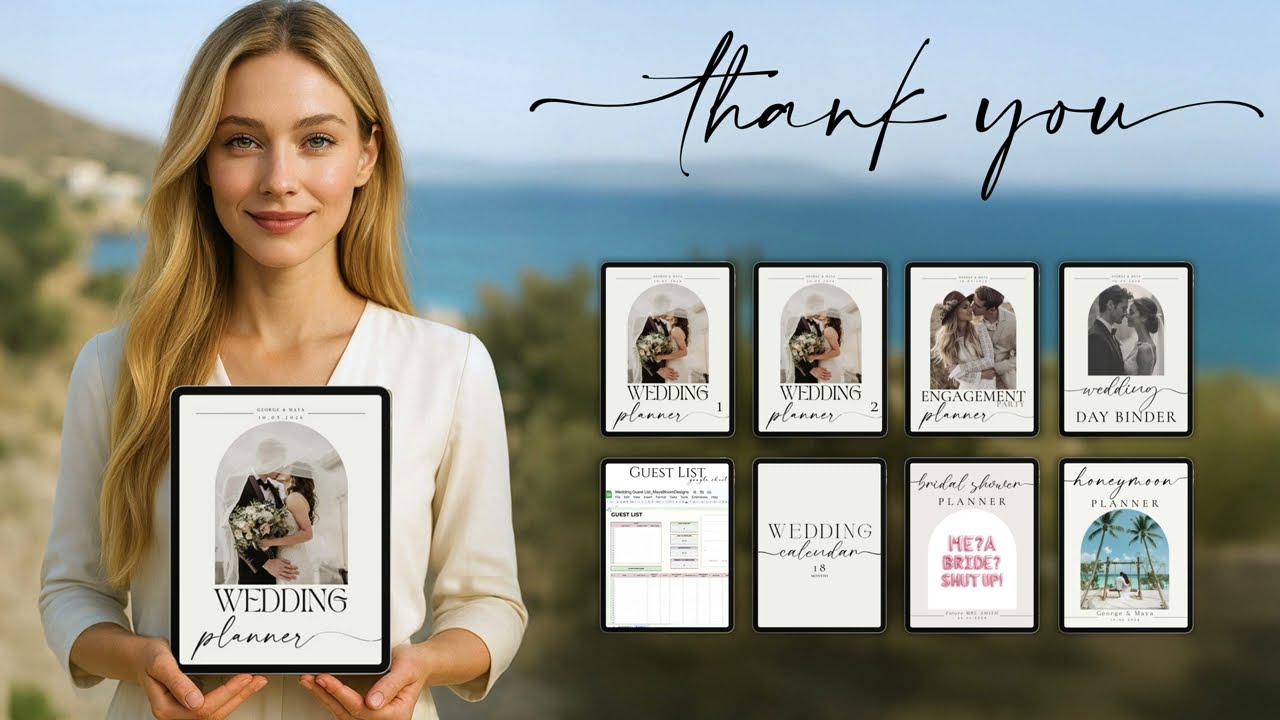 Wedding Planner Tutorial for Canva