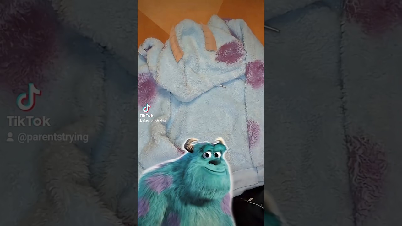 DIY Sully Monsters Inc Costume #foryou #halloween #costume #diy #monstersinc