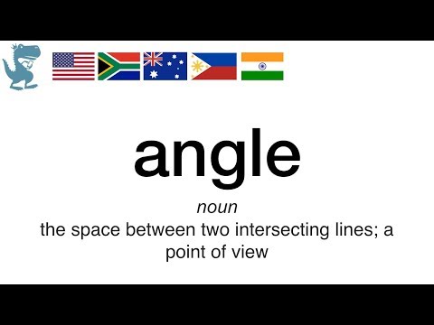 How to pronounce 'Angle' in English