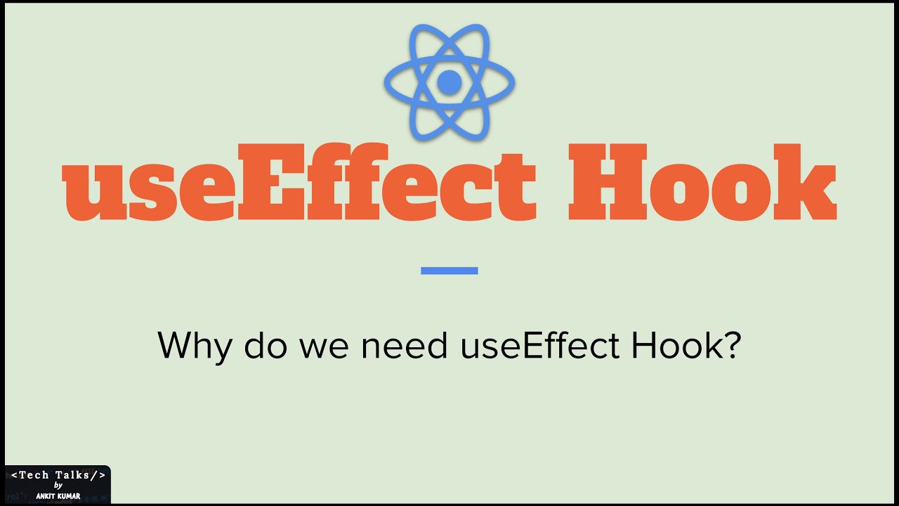 What is useEffect Hook | Why to use useEffect Hook | React Hooks Tutorial 4
