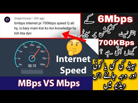 Mbps vs MBps | Difference between Mbps and MBps | internet speed test | ISP business in Pakistan