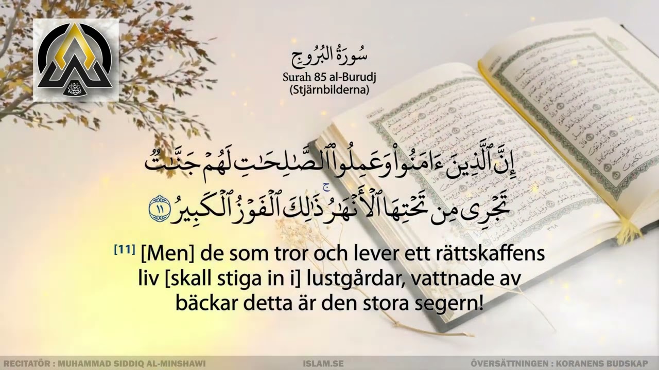 Koranen på svenska Surah 085 al Burudj Stjärnbilderna koranenpåsvenska ...