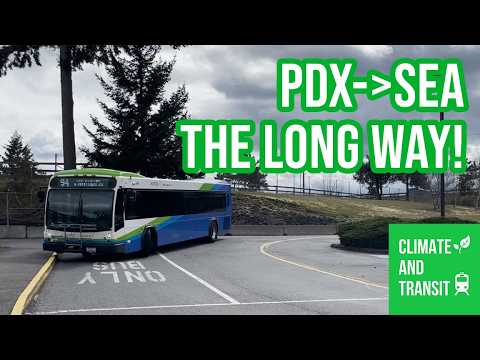 Portland to Seattle only by Public Transit!