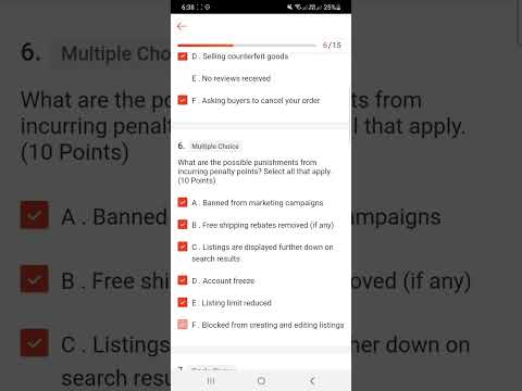 Shopee Seller Missions: Selling on Shopee Answer Key