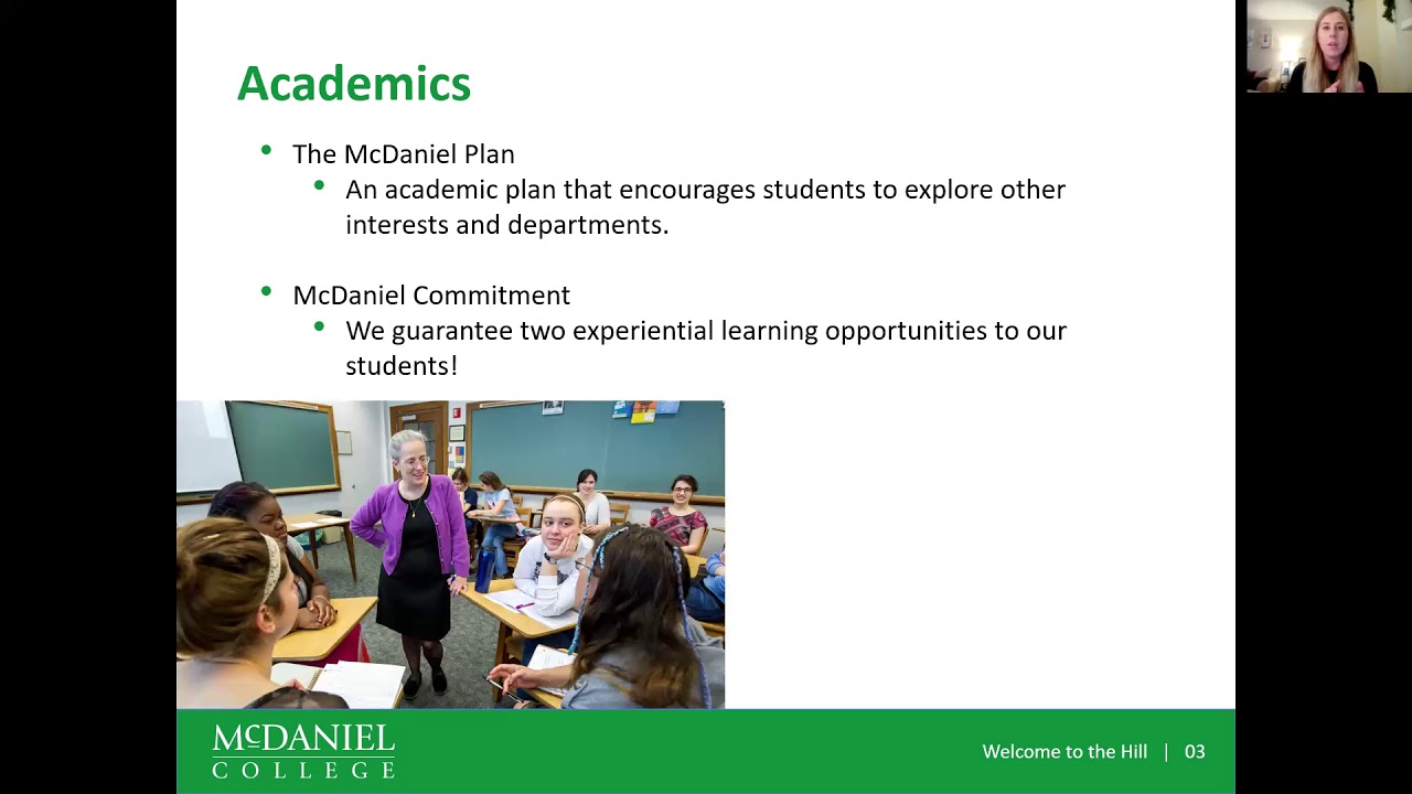 McDaniel College Virtual Visit
