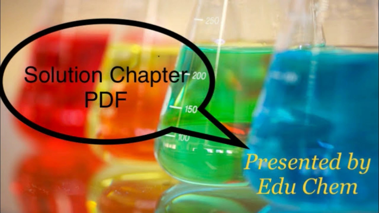 Solution pdf with problems and solutions [ prepared and Presented by Edu Chem :) ]