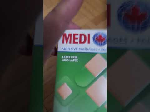 ๐ง๐ FUNTASTIC ADHESIVE CLEAR BANDAID FOR MEDI CARE #asmr #medicare #short #viral #trending