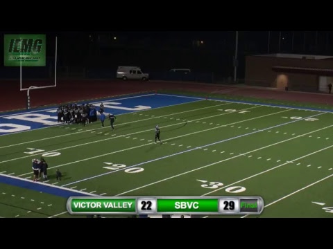 FOOTBALL: SBVC wins home finale vs. Victor Valley, 29-22 | The Inland ...