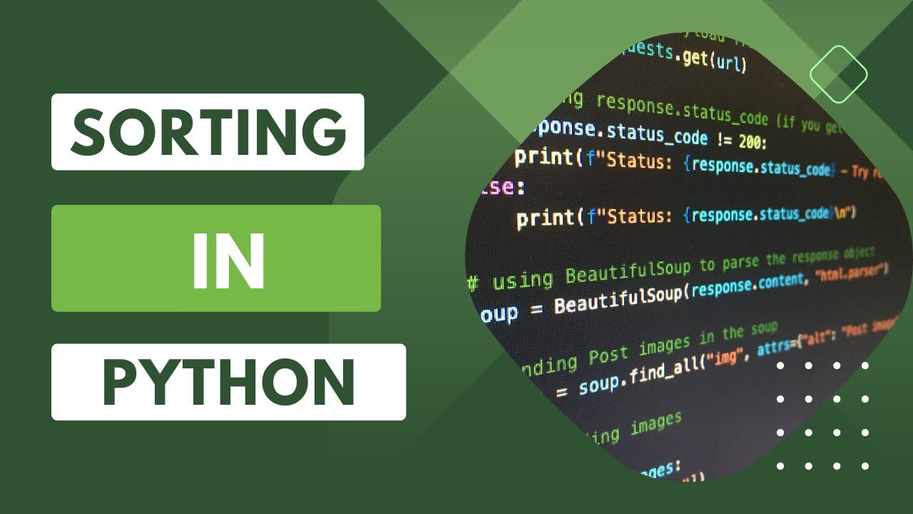Exercise Write a Sorting Function. #silentboy #python #sorts