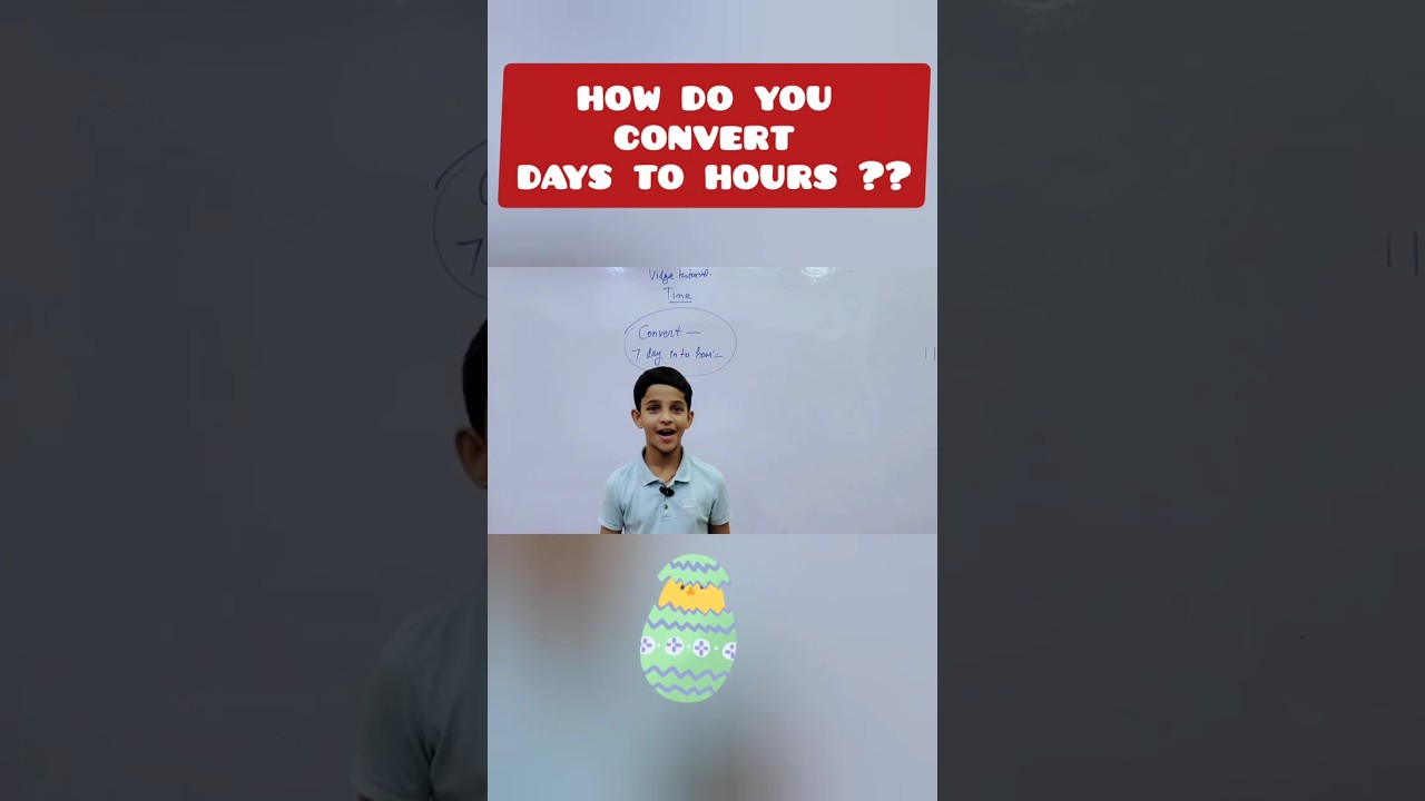 #how to #convert day into #hours  ⛏️🧠| Quick Math Magic #easy #maths