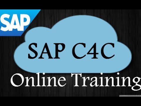 SAP C4C TRAINING Video | Cloud For Customer Online tutorials | SAP C4C DEMO