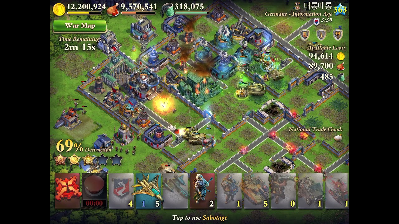 0tt vs 363 3D  - HT + fighters attack