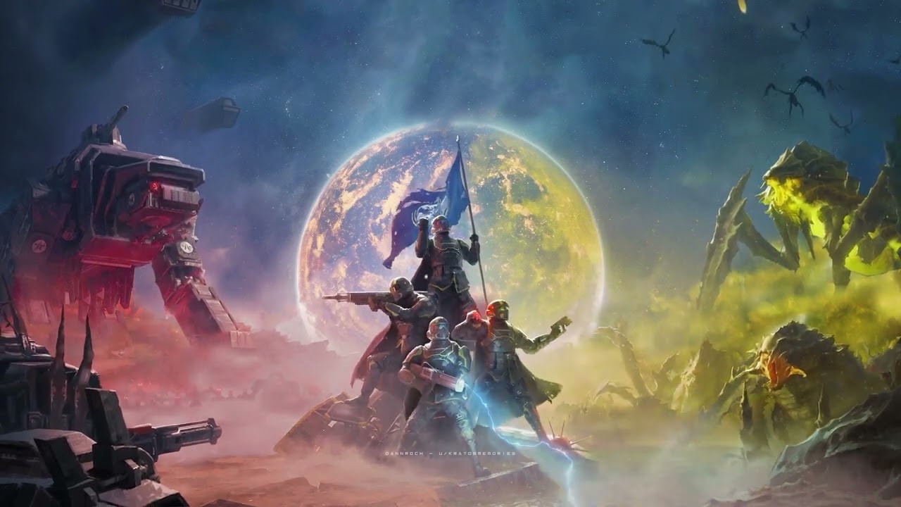 1 HOUR Helldivers 2 Live 4K Wallpaper